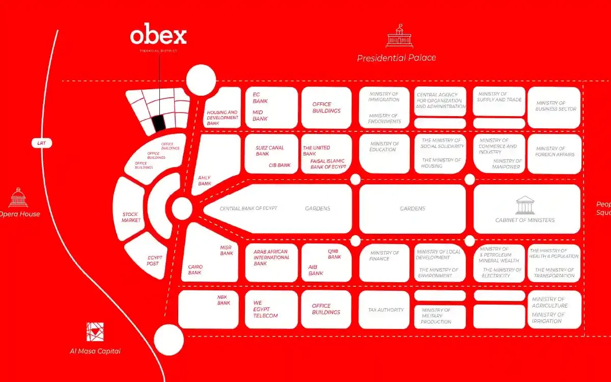 Office for sale in Obex Business Hub Mall New Administrative Capital ...