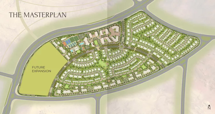 Crescent walk New Cairo Compound Marakez Developments عقارات فاخرة للبيع