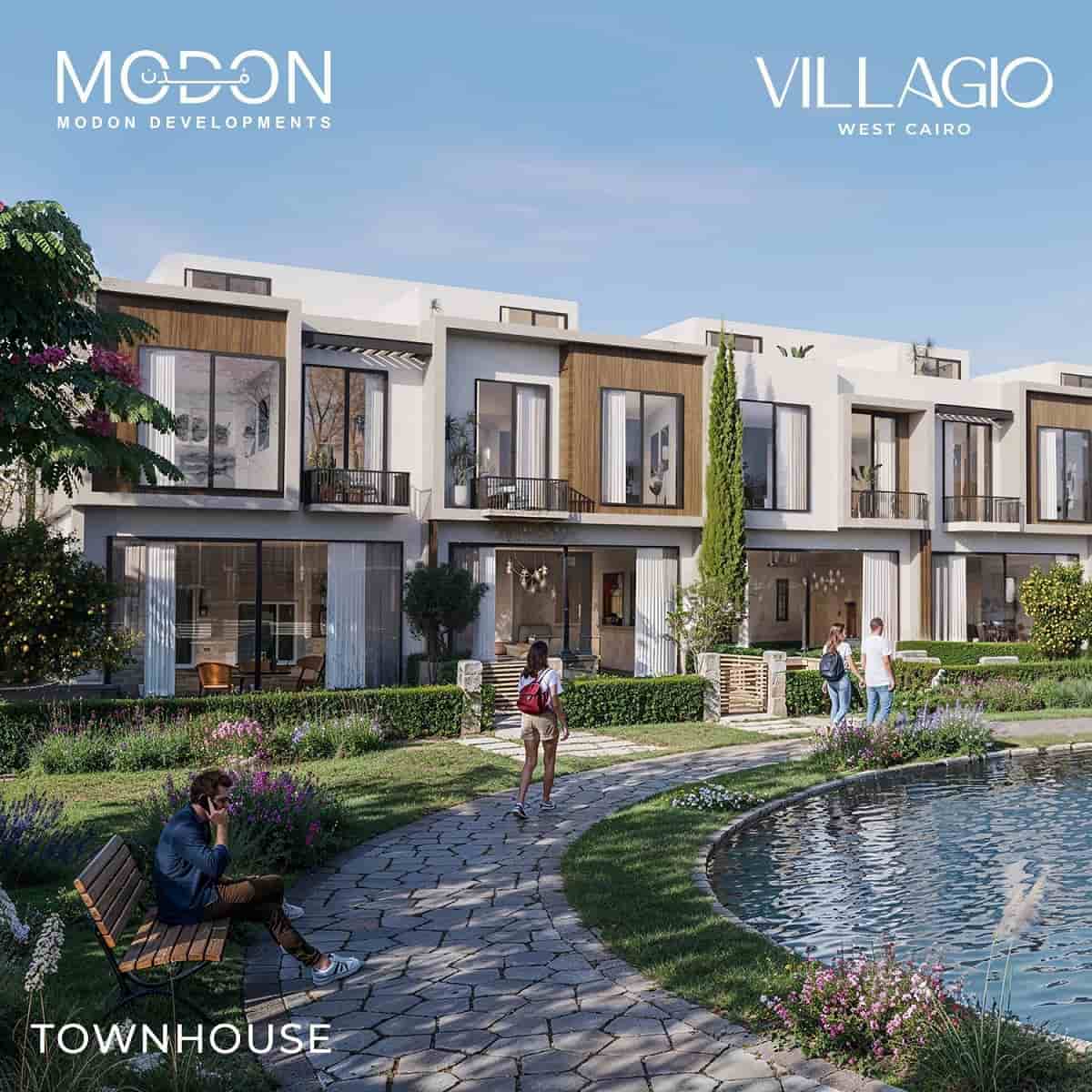 Invest in a twin house in Villagio October Compound Book now عقارات ...